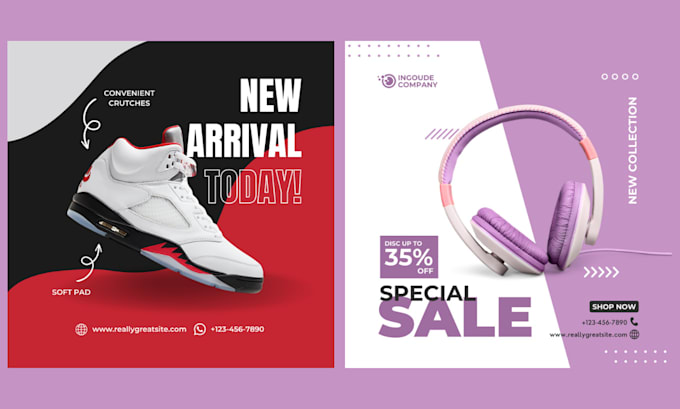 Design creative ads in 4 hours for facebook and instagram by ...