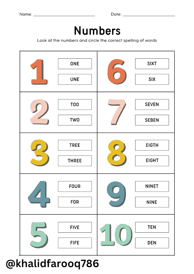 Create kids worksheets, activity sheets and coloring sheets by ...