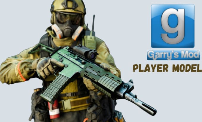 Create gmod character, vrchat for gmod, 3d model player for gmod, sfm ... Create gmod character, vrchat for gmod, 3d model player for gmod, sfm ...