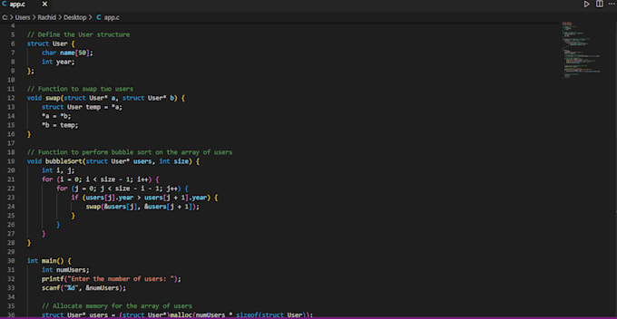 Help you in c and python programs and tasks by Redone_01 | Fiverr