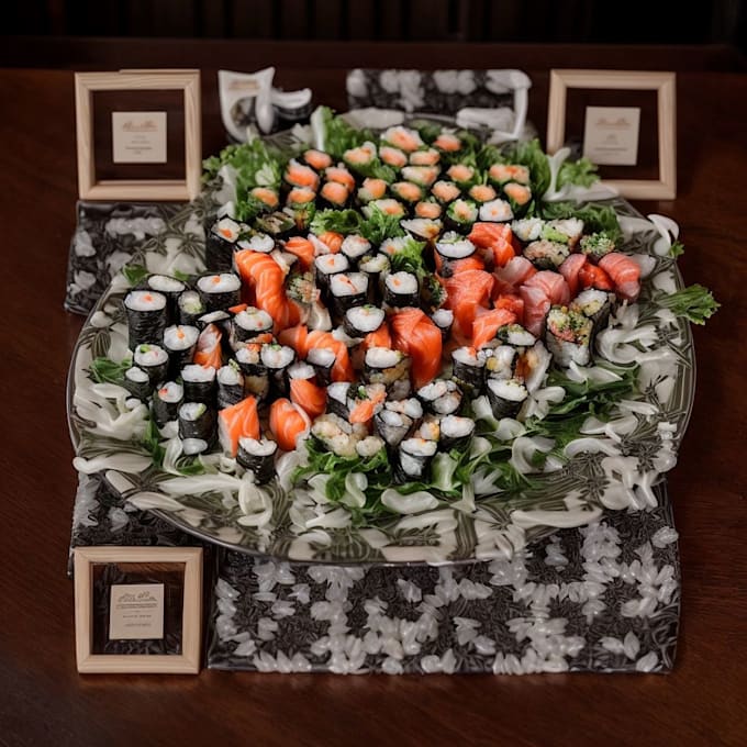 Design realistic qr code about food sushi by Martinzarate | Fiverr