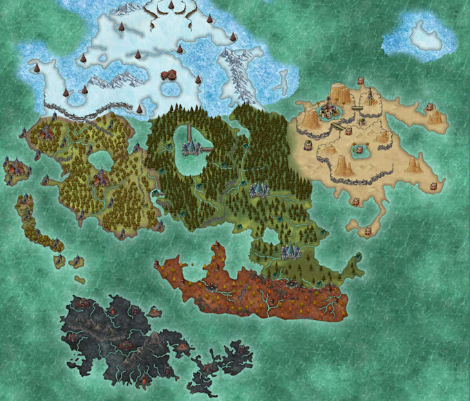Create ttrpg maps for your campaigns by Timrugg | Fiverr