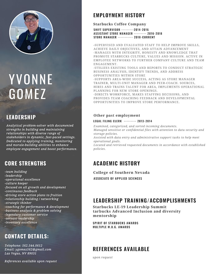 Create an eye catching, professional resume by Dissolve_co | Fiverr