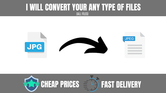 Convert your files for you by Nchetaw | Fiverr
