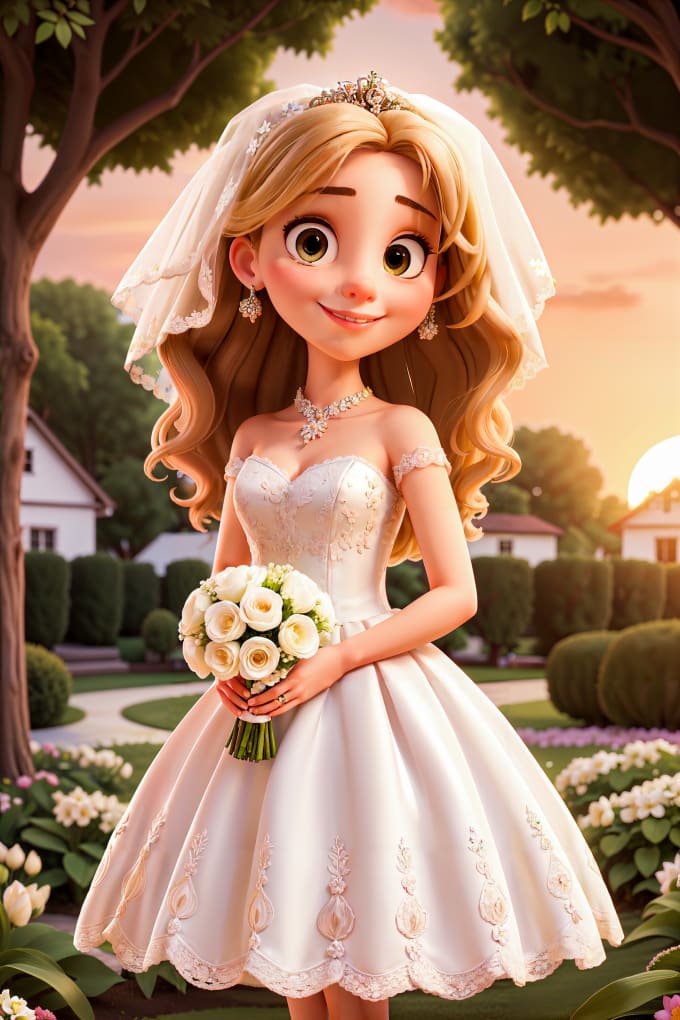 Create an ai disney character for a wedding or personal by Darazak | Fiverr