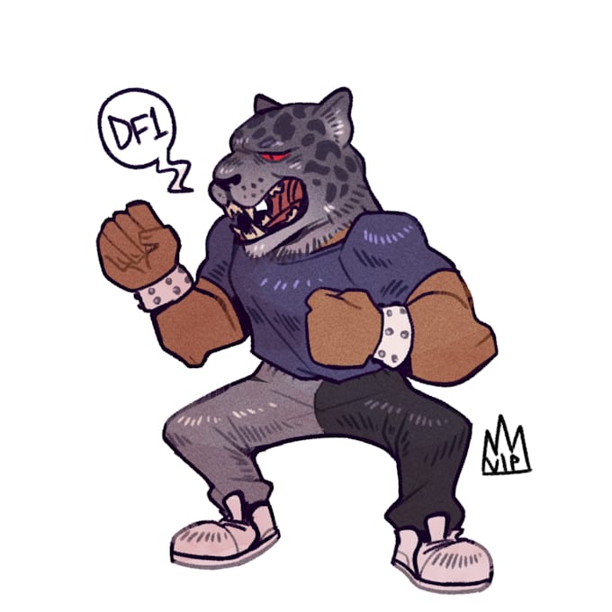 Illustrate simple anime characters and designs for you by ...