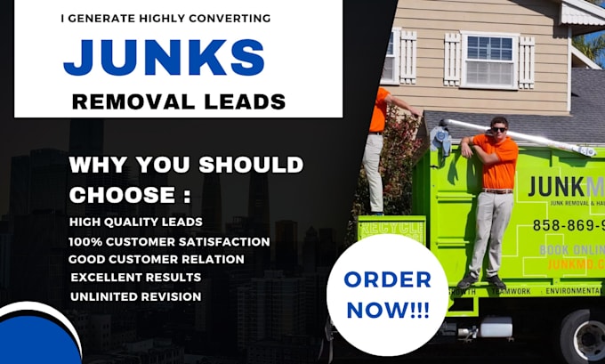 Generate an exclusive junk removal leads by Herofunnel | Fiverr Generate an exclusive junk removal leads by Herofunnel | Fiverr