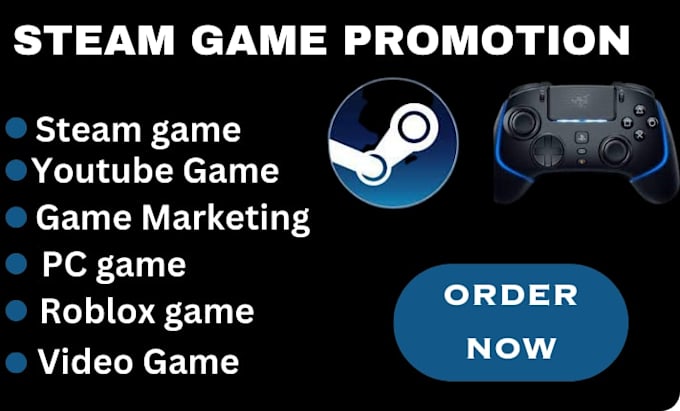 Do killer steam game promotion for your steam game, roblox game ...