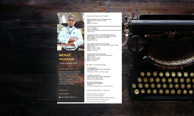 Design professional cv or resume at best price by Rayhan_h | Fiverr