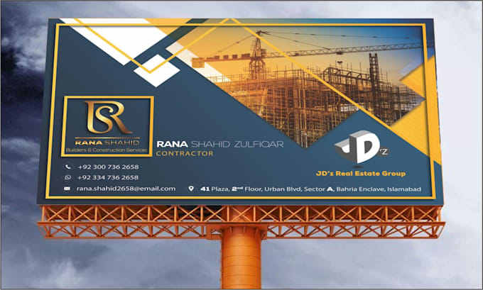 Design latest sign board banner, poster by Itxx_riz | Fiverr