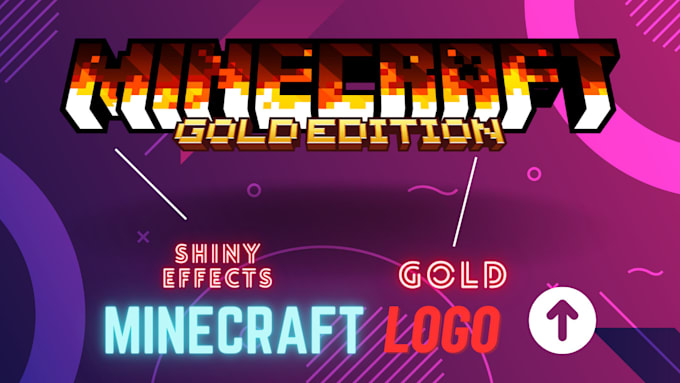 Create you a custom minecraft logo by Roamingmeteor80 | Fiverr