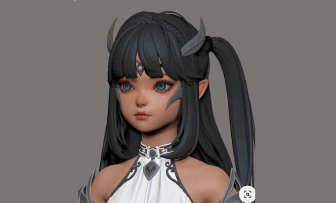 Make custom 3d vrchat avatar vr chat vr character vroid model for vtube and game by Vrchat_guru1 ...