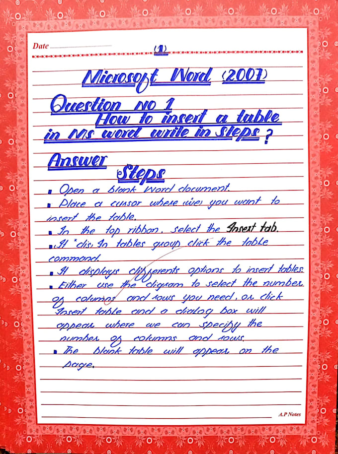 Make beautiful hand written assignments in english and urdu by Mra_9723 ...