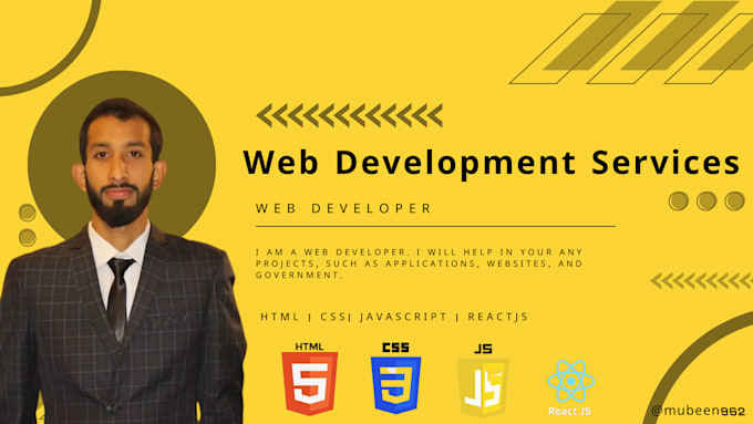 Create custom front end development with html and css by Mobeen962 | Fiverr