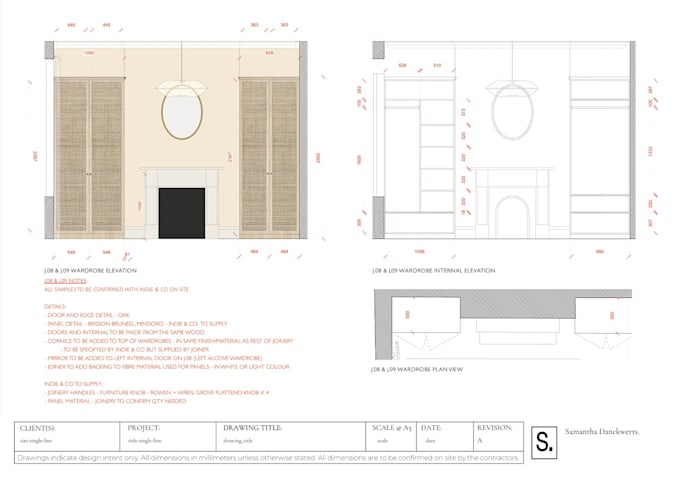 Create 2d cad drawings for your interior design project by Sam ...