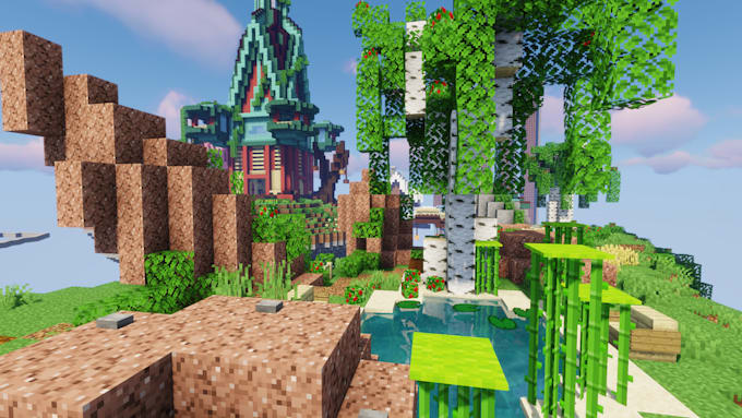 Build your hypixel skyblock island by Wither_sloth | Fiverr