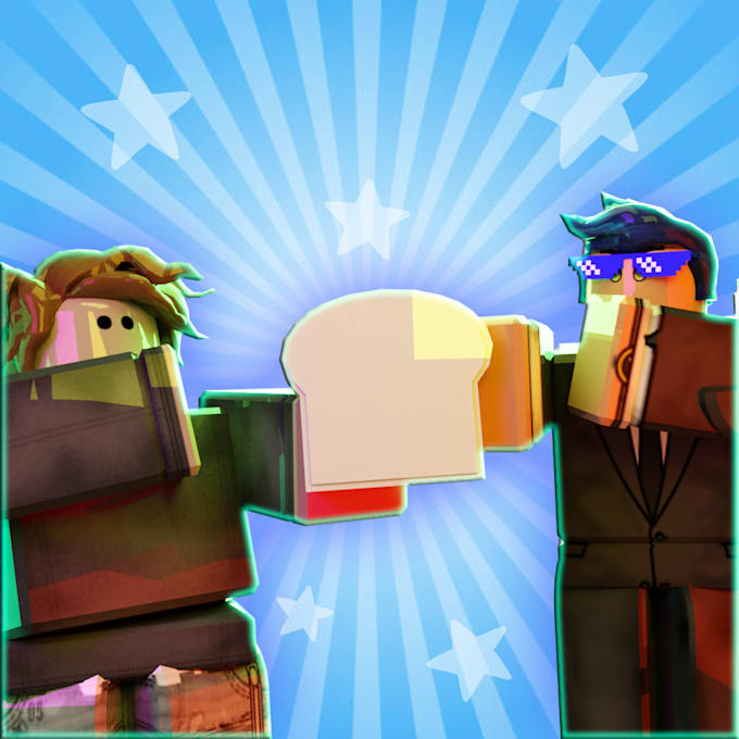 Design a gfx youtube profilepicture with your roblox character in it by ...