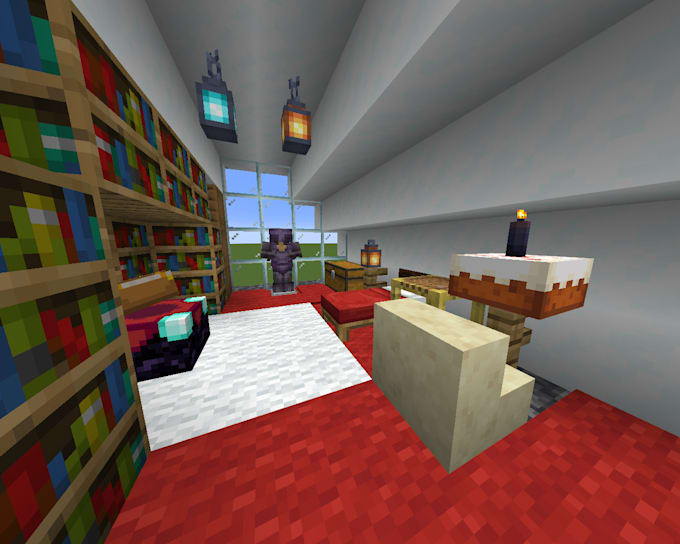 Build a house with your favorite lettere in minecraft by Achrafou9 | Fiverr