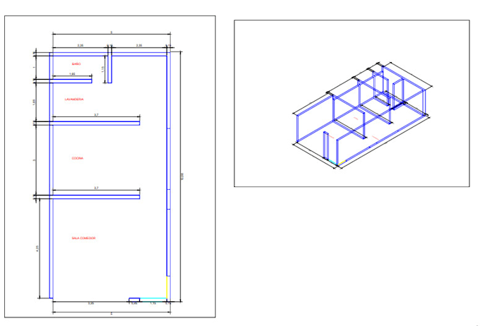 Dibujos 2d y planos en autocad básicos by Leidymagalyhua | Fiverr