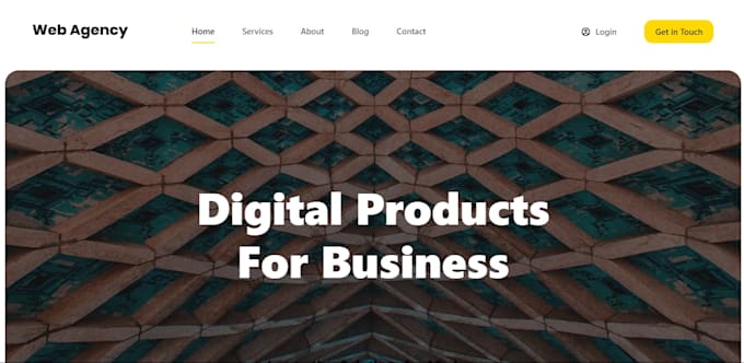 Design a visually stunning website that represents your brand by ...