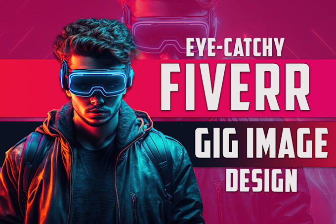 Design catchy fiverr gig image and youtube thumbnail by Logoflakes | Fiverr