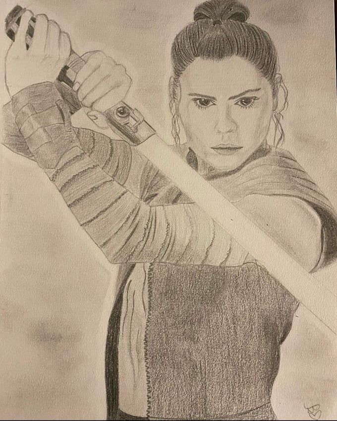 Redraw portrait from a picture by Jinxedangel | Fiverr