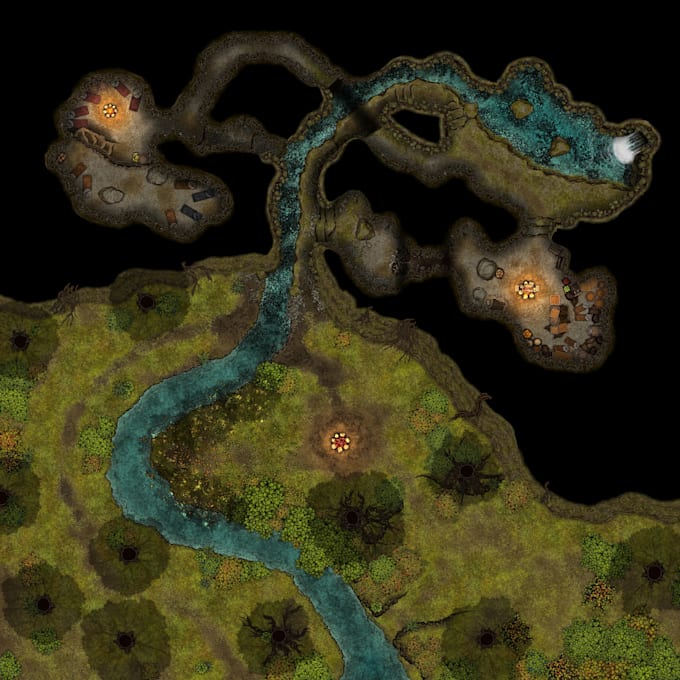 Make beautiful and practical fantasy ttrpg maps by Carlosprodm | Fiverr