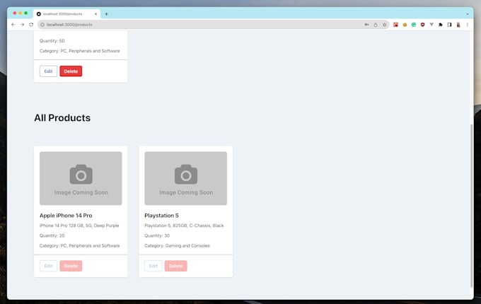 Create a frontend web application from the given design by Biscode | Fiverr