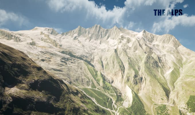 Create a bespoke or real world textured terrain render or unity scene ...