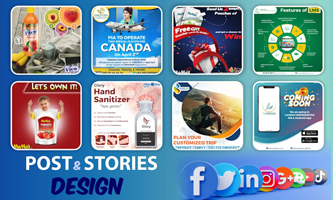 Design a unique fb post, social covers and instagram post with ai ...