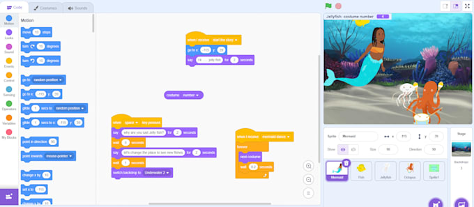 Teach kids programing using scratch language by Hazar_kebeh | Fiverr