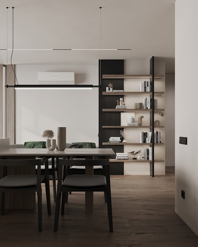 Create interior design realistic 3d rendering by Space_3ds | Fiverr
