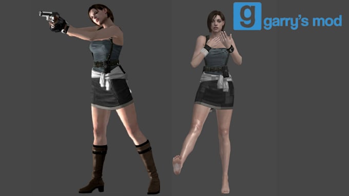 Create And Port 3d Gmod Avatar Gmod Model Garry Character By