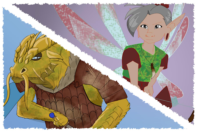 Design your original fantasy character by Brejamison | Fiverr