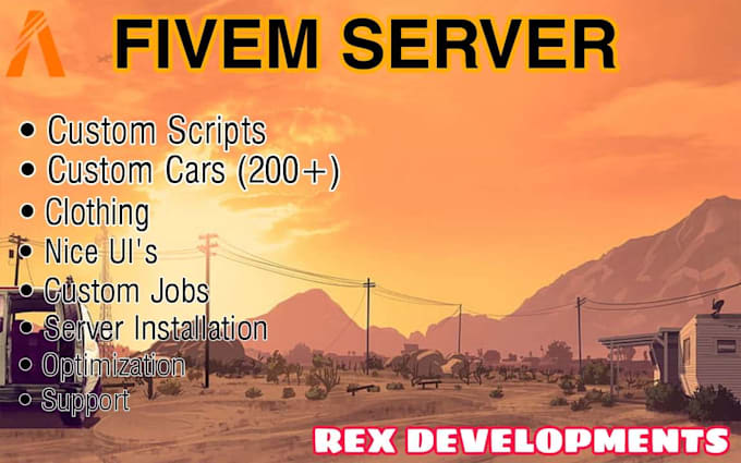 Develop your fivem server and fix your server by Rex597 | Fiverr