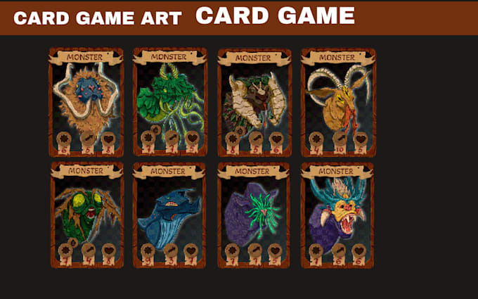 Design card game, card game art, full box, board game box and card ...