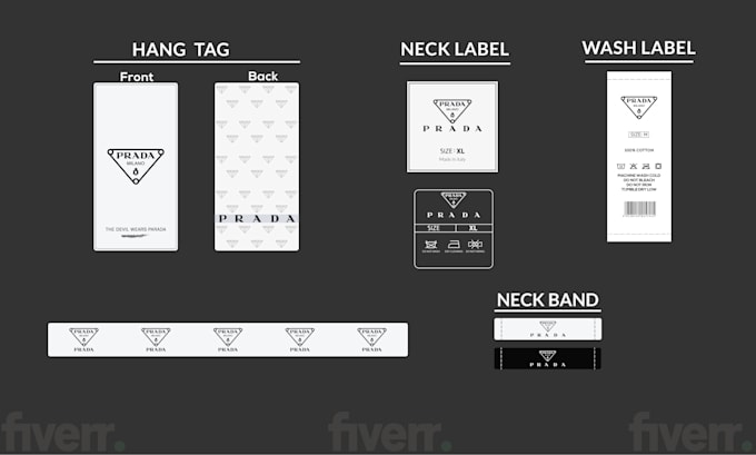 Design hang tag, clothing tags, clothing label, neck label by ...