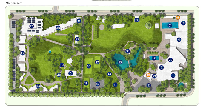 Professionally draw a site plan, masterplan, map for you by Kthleenlopez | Fiverr