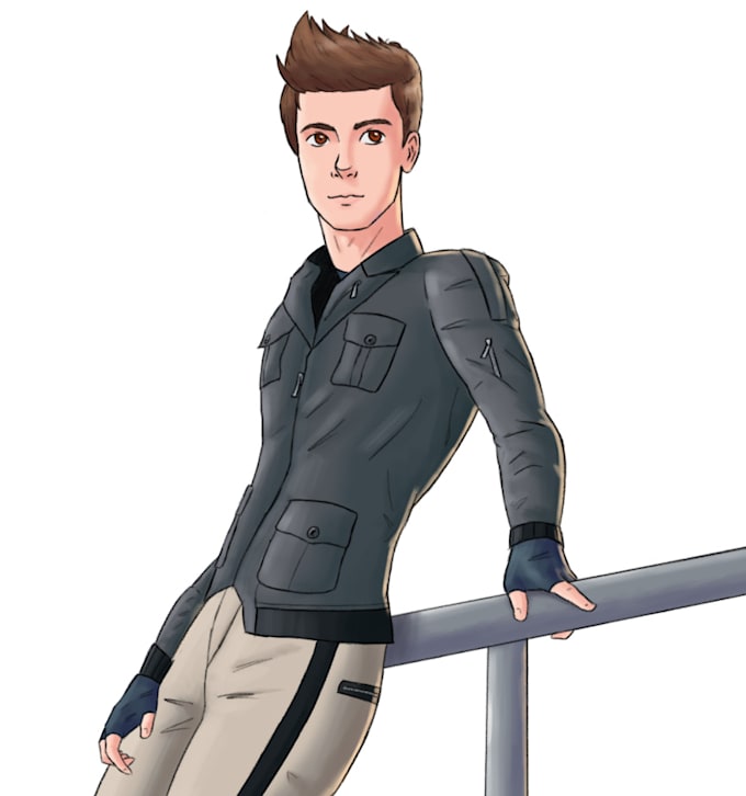 Create a digital drawing of your character by Felidraw | Fiverr