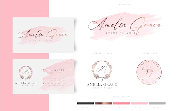 Design elegant watercolor signature logo for your business by Ali ...