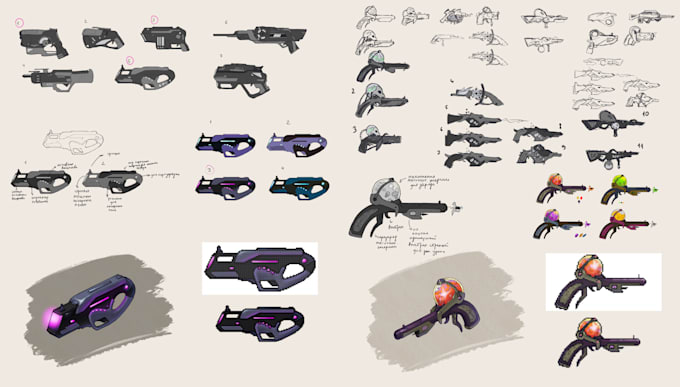 Draw prop concept design for game or animation project by Juliabullet ...