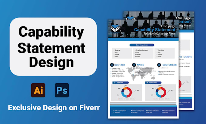 Do a professional capability statement with flyer design by Ema862 | Fiverr