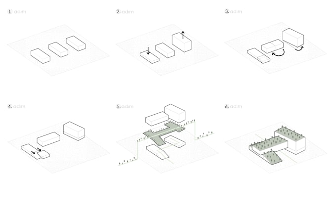 Massing diagram in architecture by Sevgibatrk | Fiverr