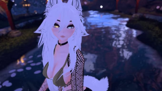 Make A Custom Vrchat Avatar Vtuber 3d Model Furry Chibi Vrc Avatar By Thomanimator Fiverr