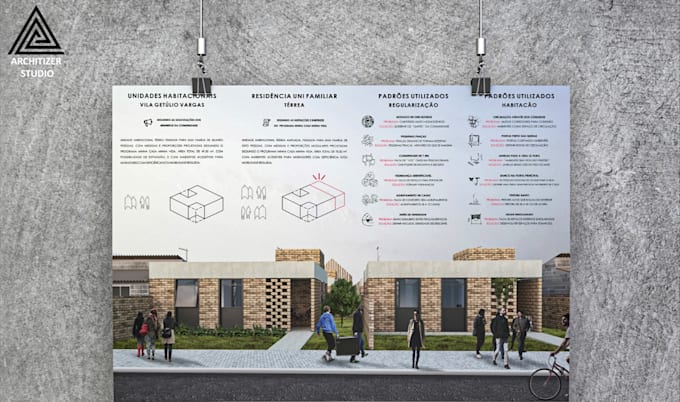 Make architectural panel poster boards and portfolios by Ar_alizeeshan ...