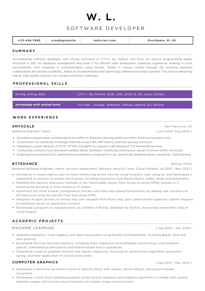 Write faang resume, software engineer, devops and construction resumes ...