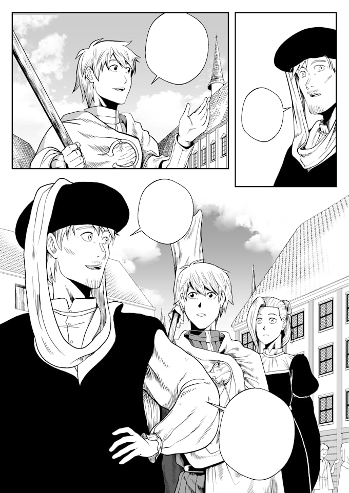 Draw manga pages for you by Liningdarking | Fiverr