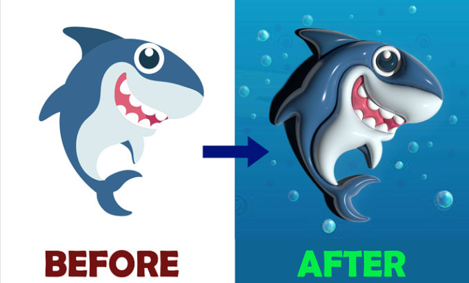 Do 3d art and turn your 2d art into 3d by Skyserves | Fiverr Do 3d art and turn your 2d art into 3d by Skyserves | Fiverr
