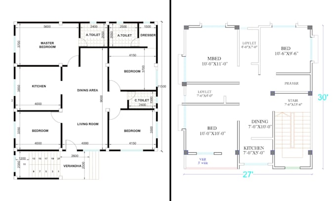 Draw any 2d and 3d plans in cad sketchup by Engrasim871 | Fiverr