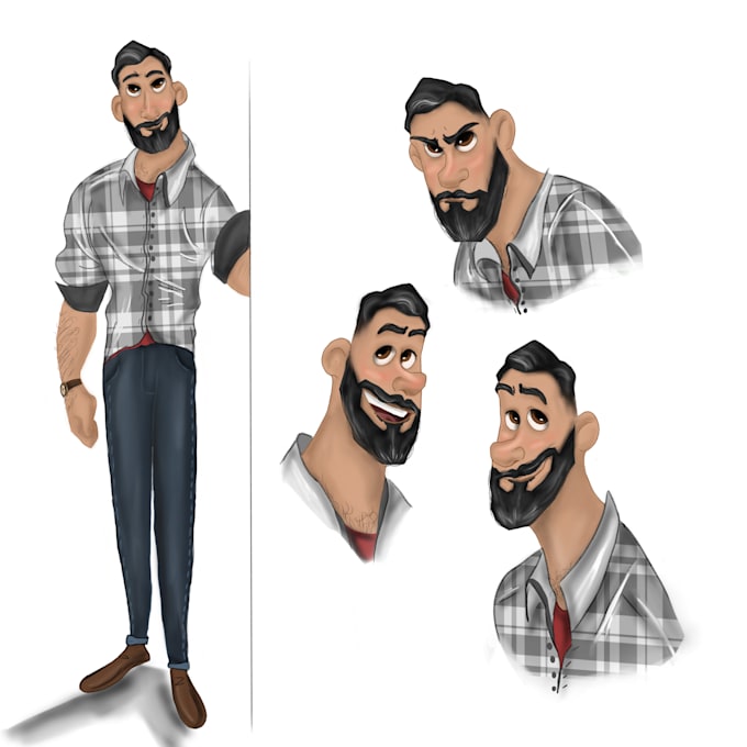 Create whimsical character designs and childrens book illustrations by ...